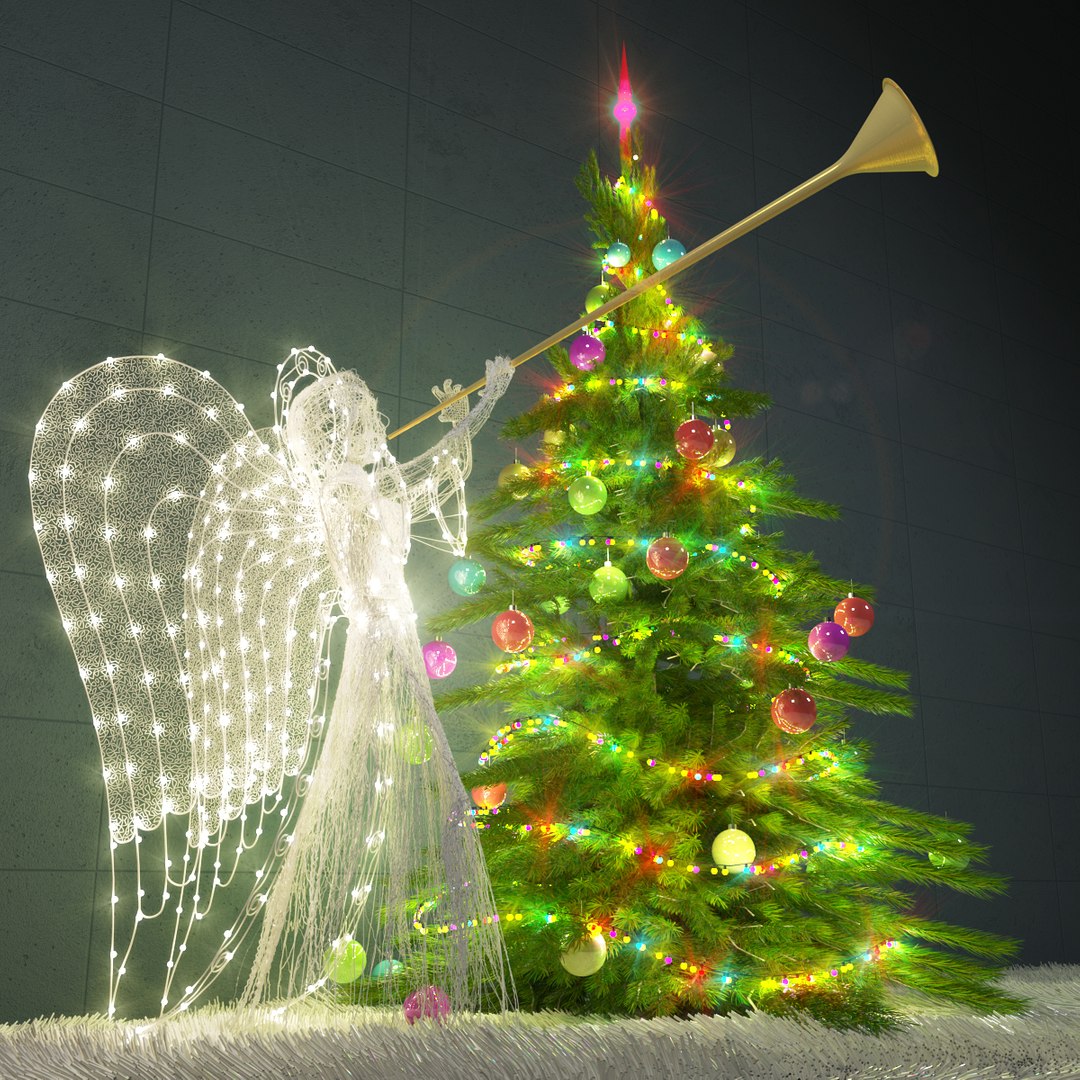 Max Christmas Tree Angel