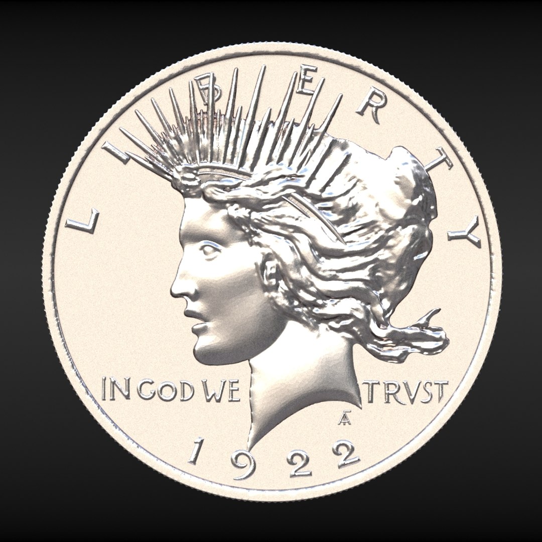 Dollar Coin 3D Model - TurboSquid 1226578