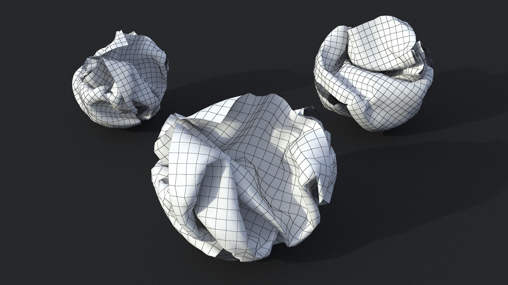 3D Crumpled Foil Paper HD Model - TurboSquid 1897078