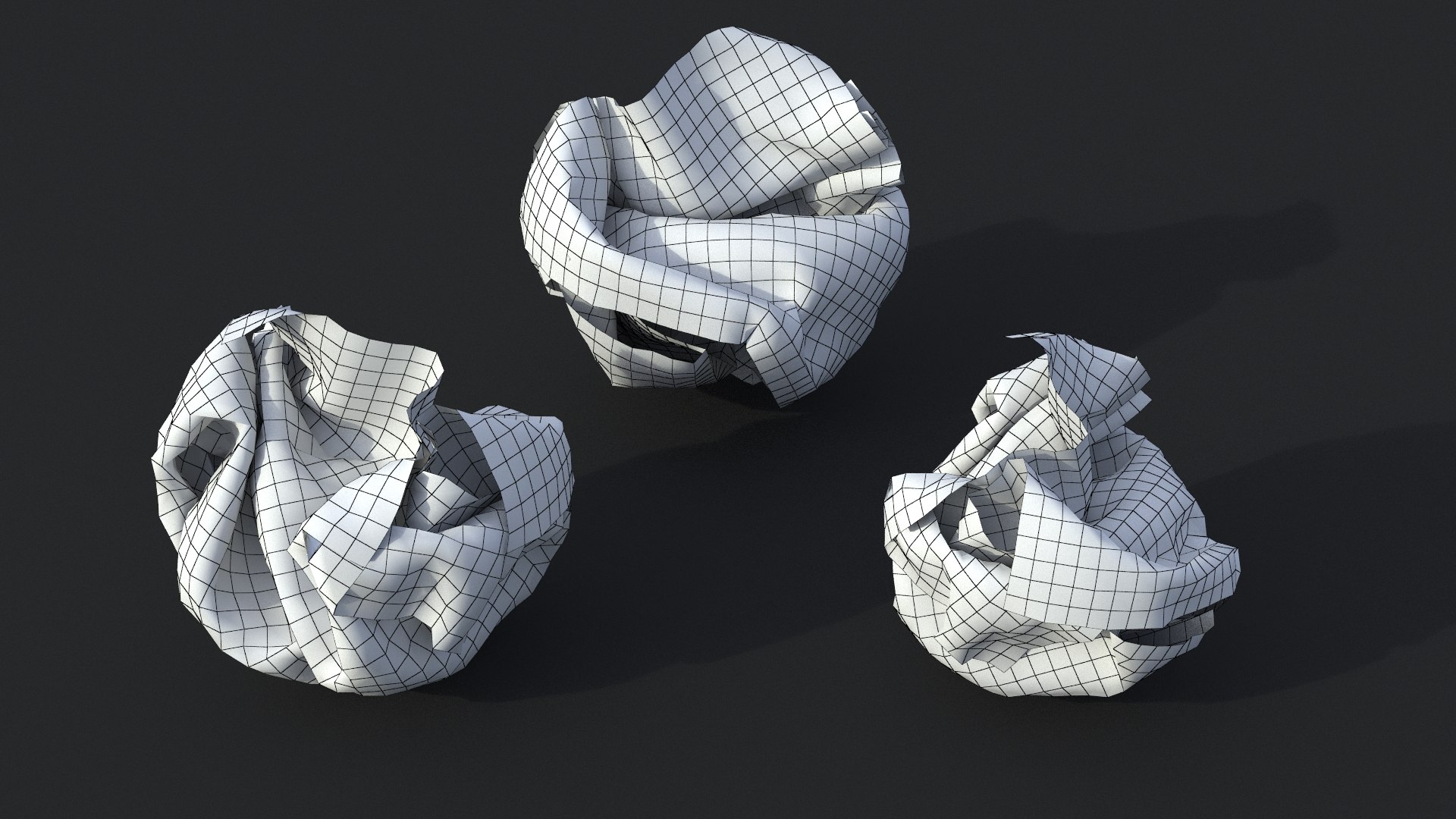 3D Crumpled Foil Paper HD Model - TurboSquid 1897078