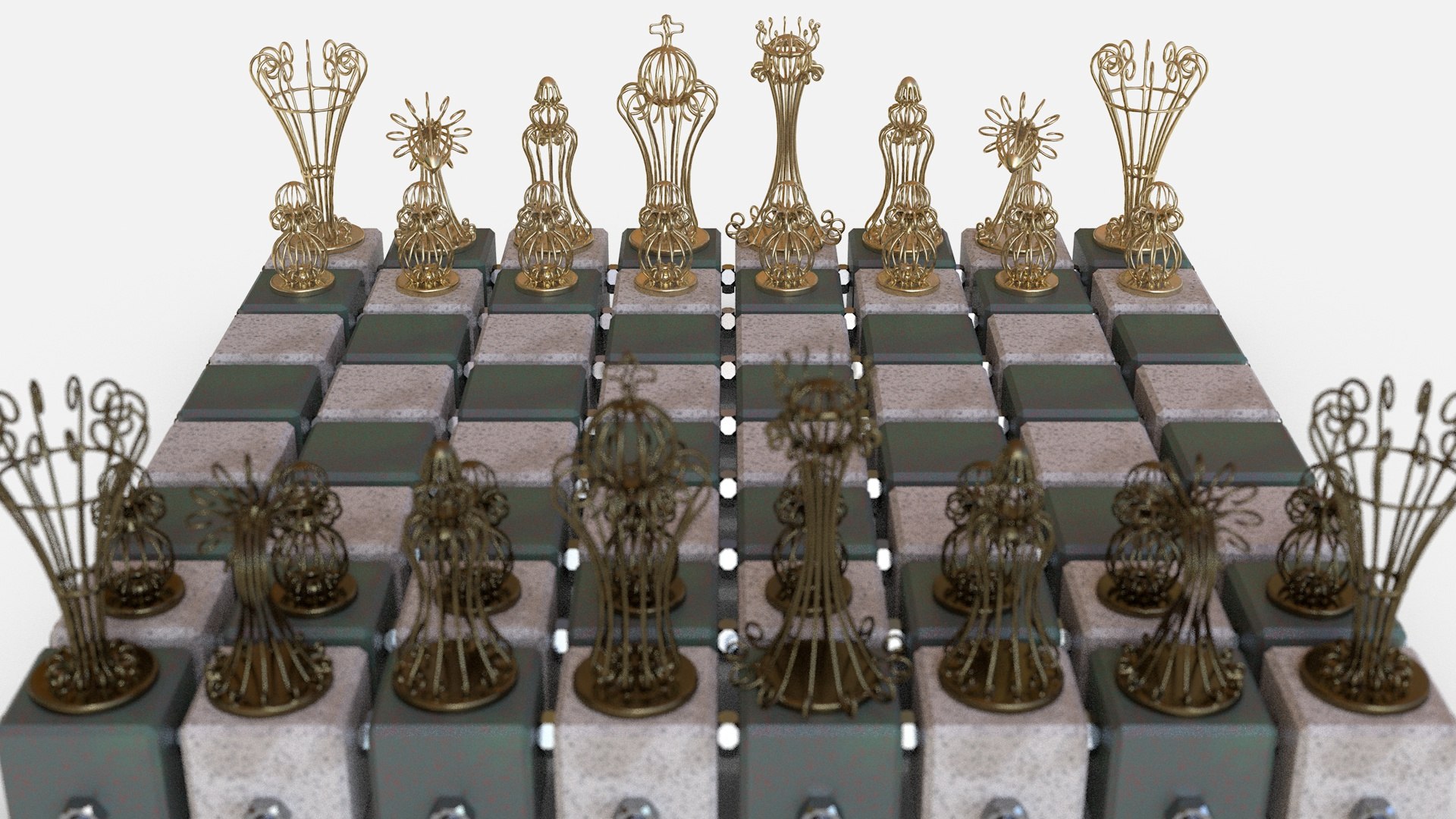 3D Chess - TurboSquid 1678386