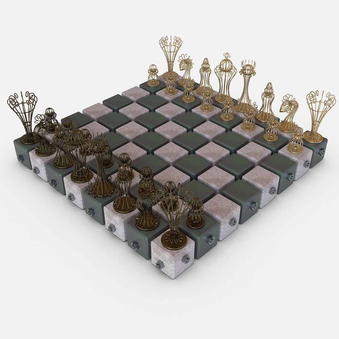 3D chess - TurboSquid 1678386
