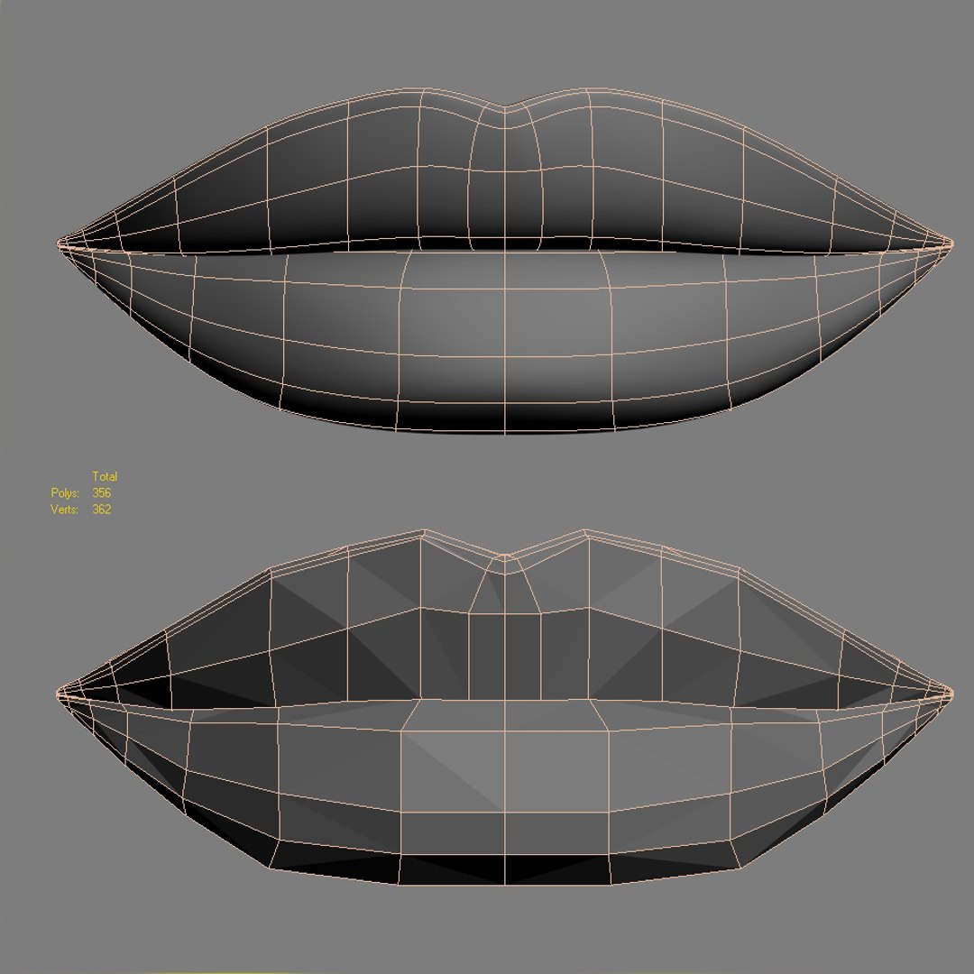 Lips 3d Model