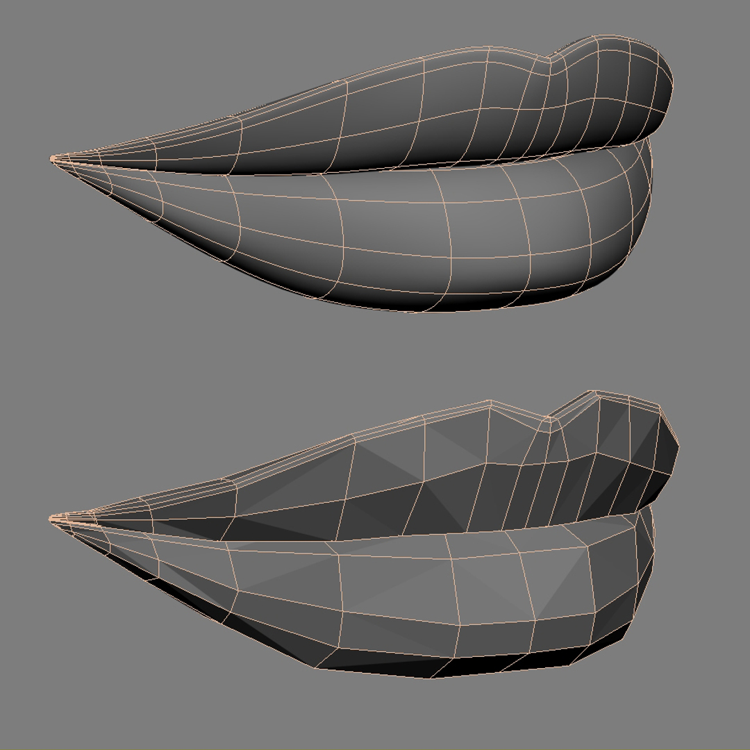 lips 3d model