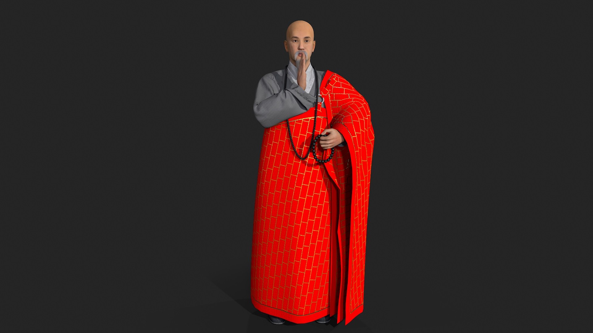 3D Shaolin Monk - TurboSquid 2201818