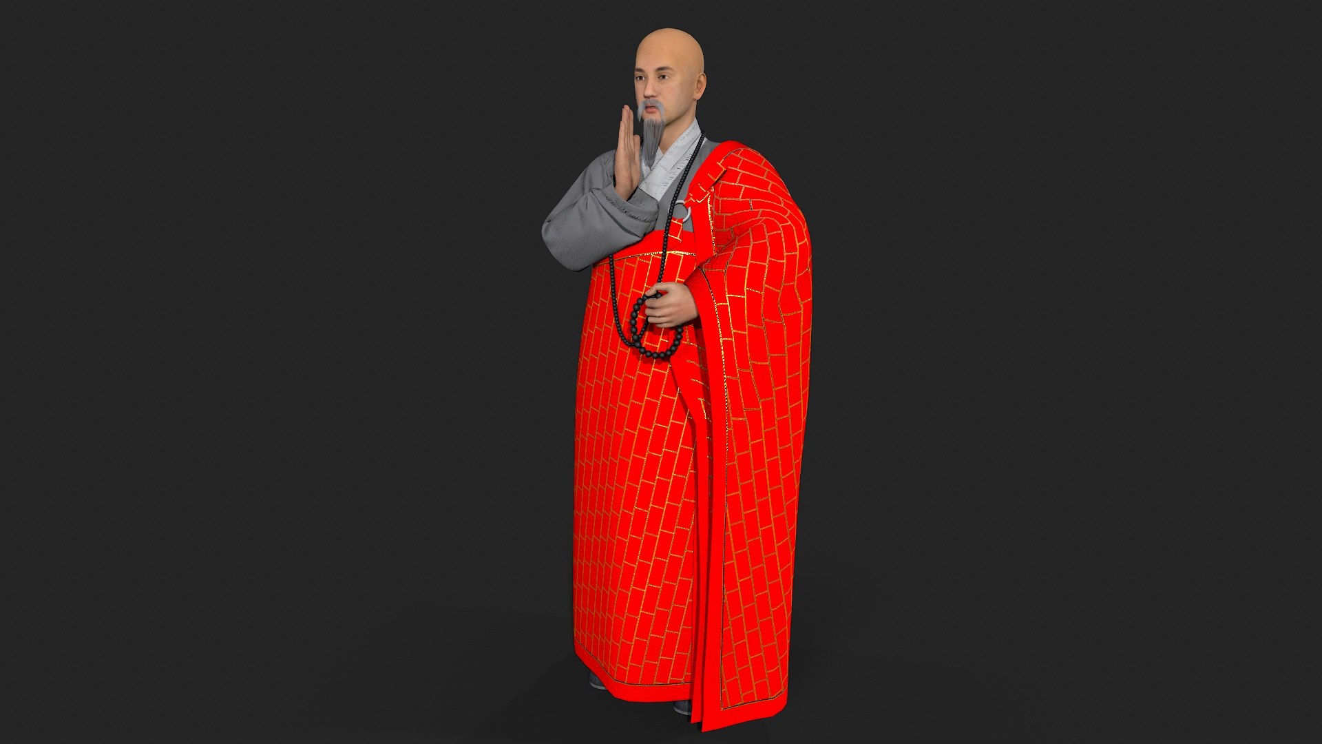 3D Shaolin Monk - TurboSquid 2201818