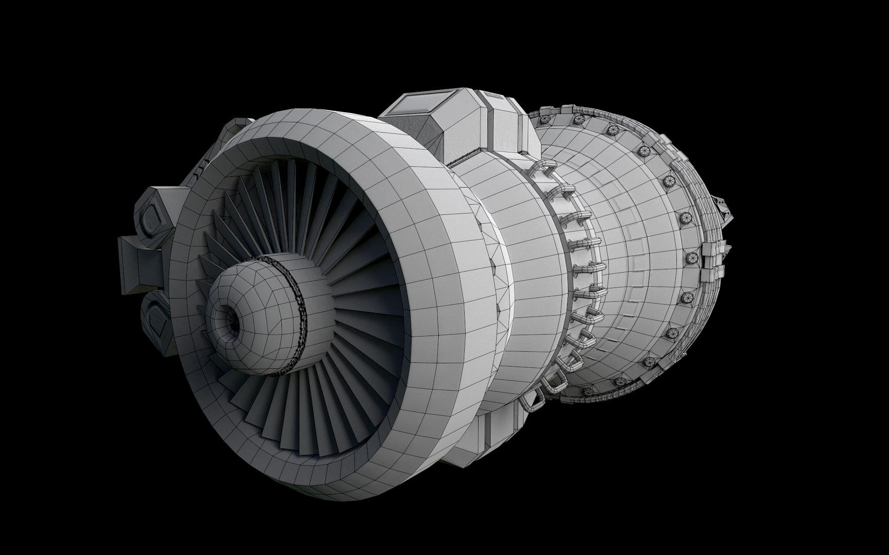 Jet Engine 3D Model - TurboSquid 1768343
