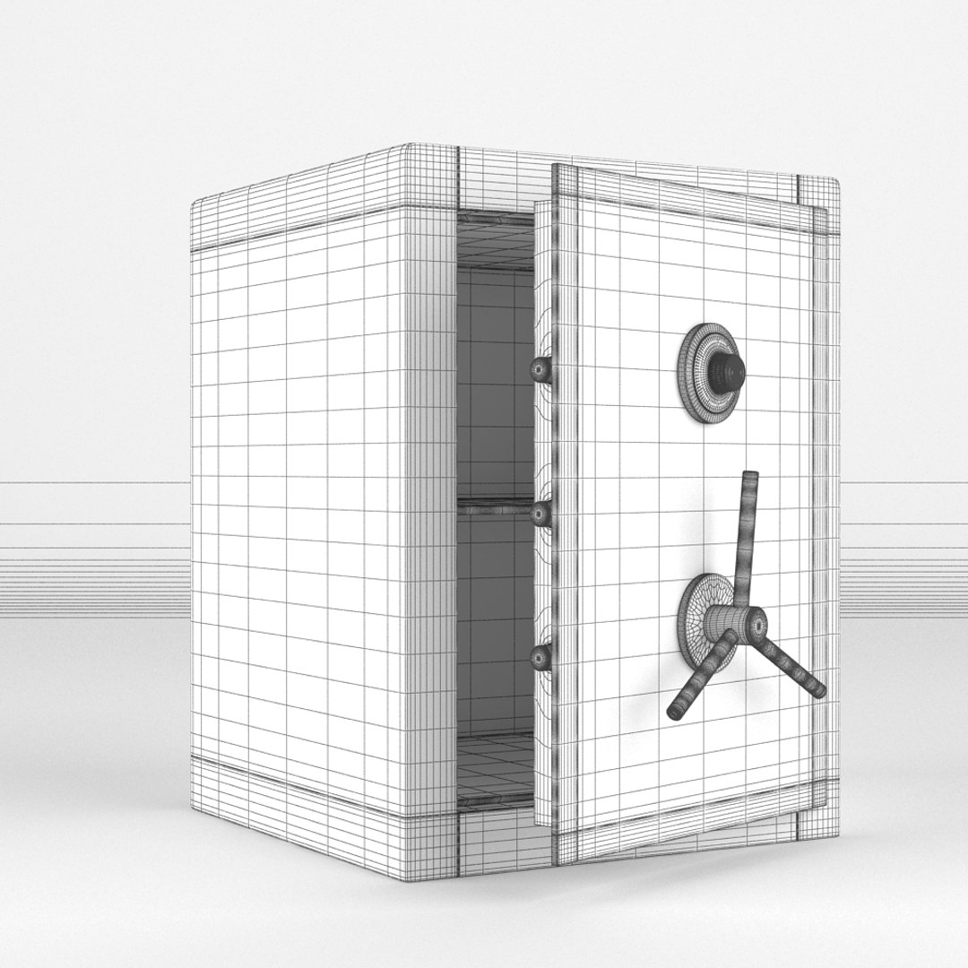 3d Model Of Safe