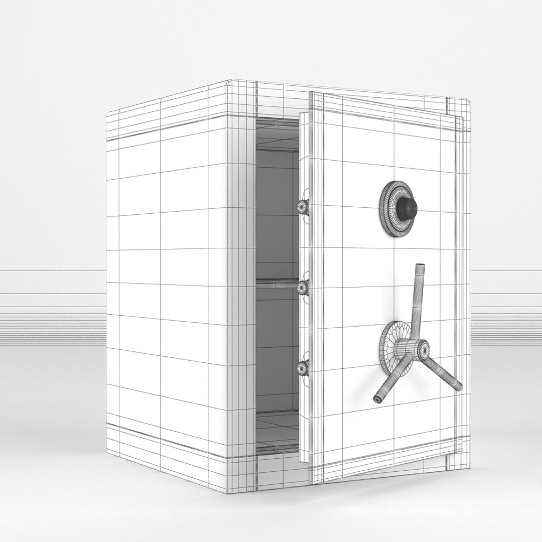 3d Model Of Safe