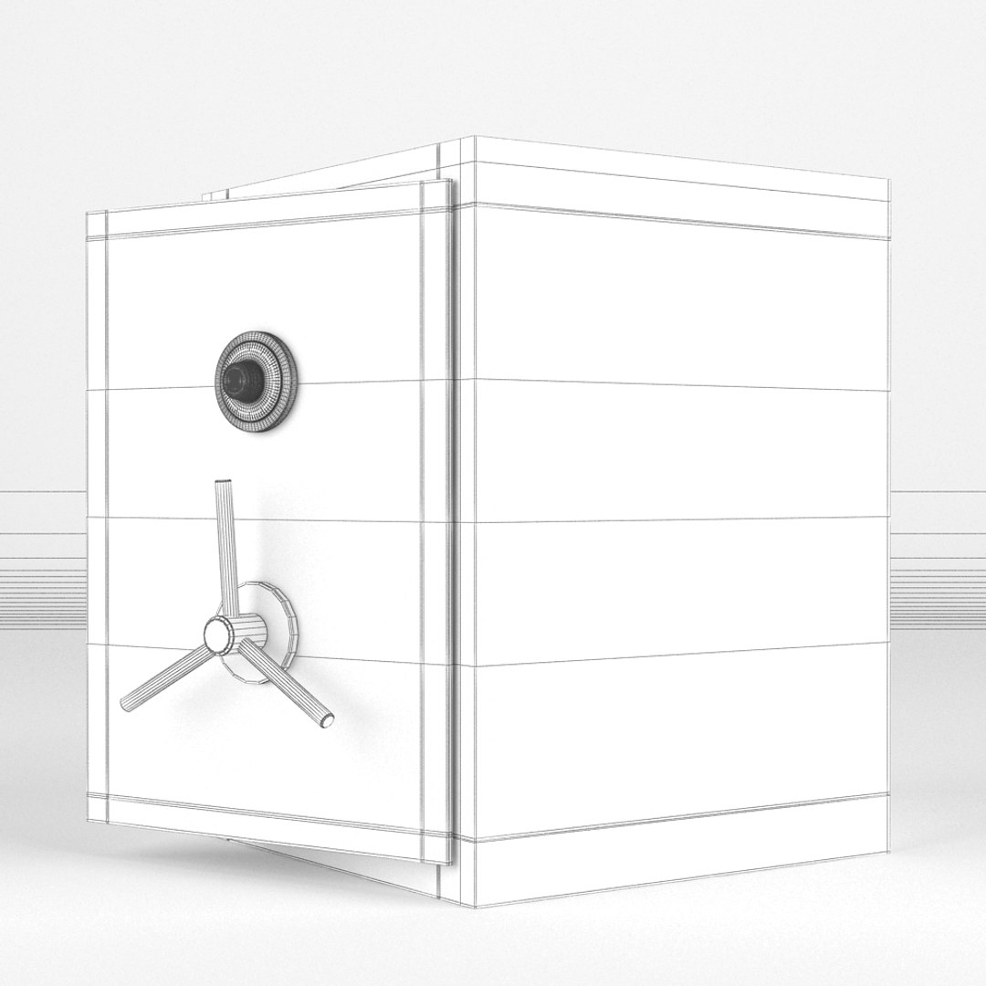 3d Model Of Safe