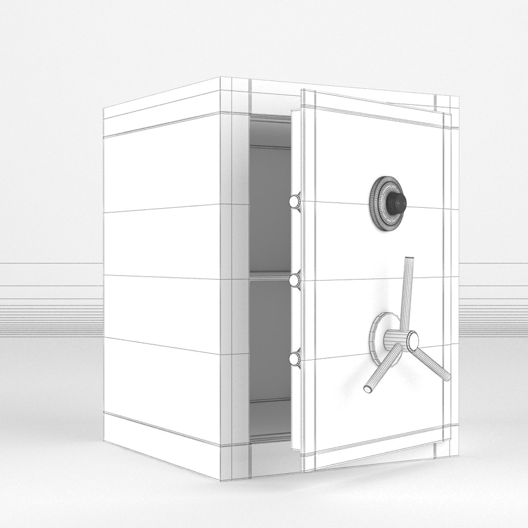3d Model Of Safe