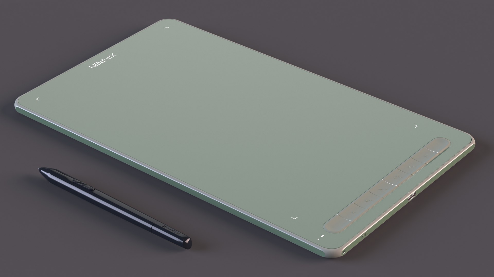 XPPen Deco Digital Drawing Tablet Green 3D - TurboSquid 2169067