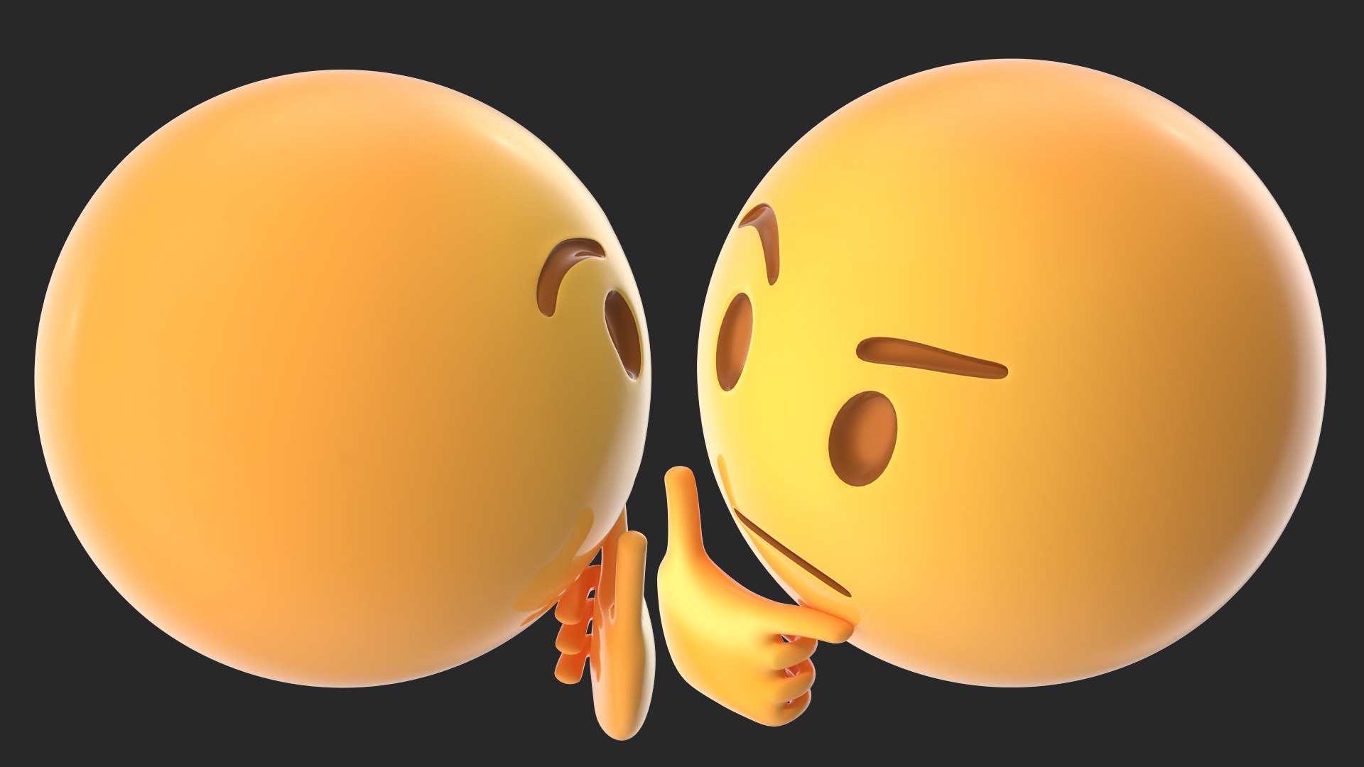 3D Thinking Emoji - TurboSquid 1533427