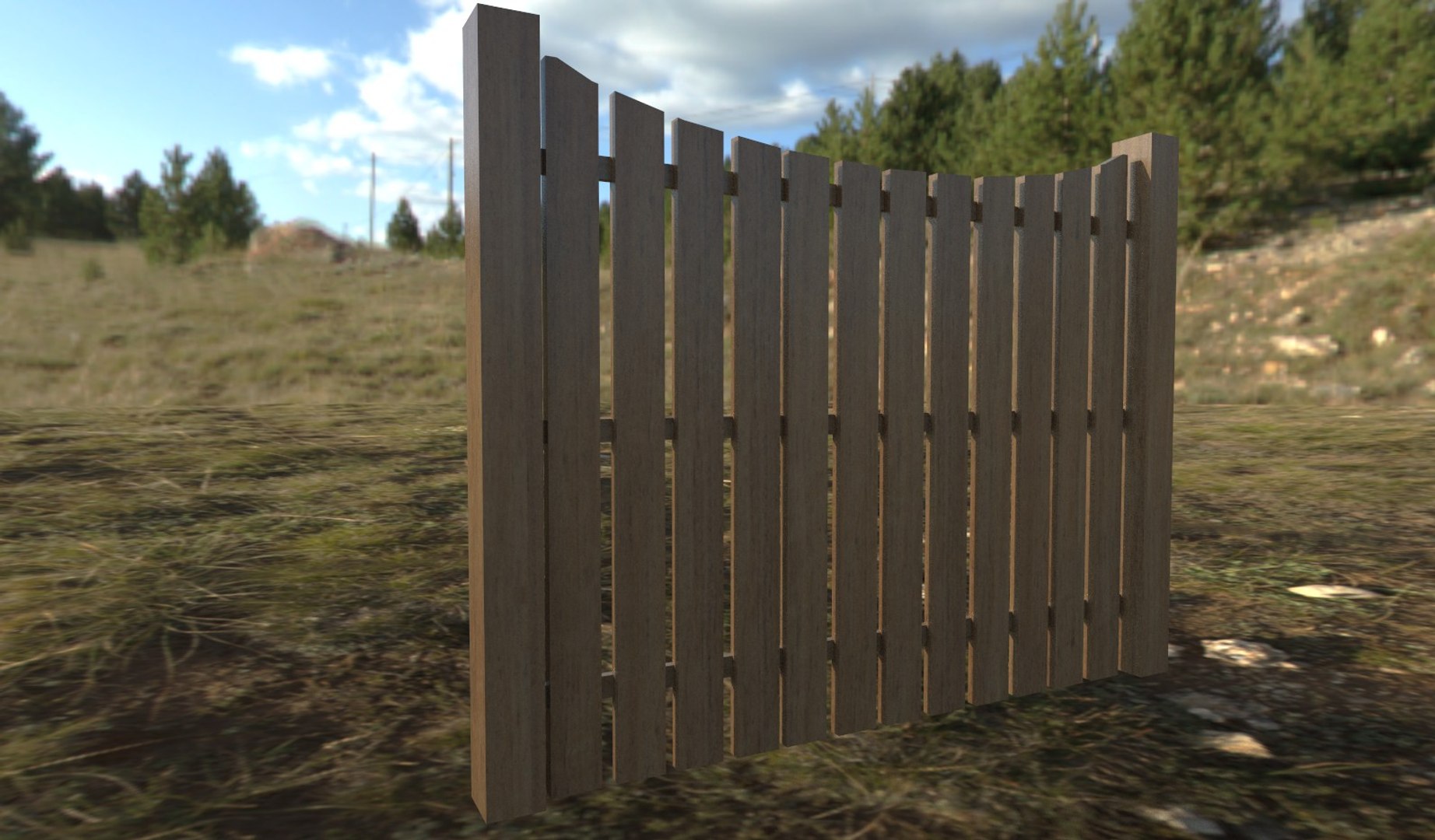 3d Set Fences 1