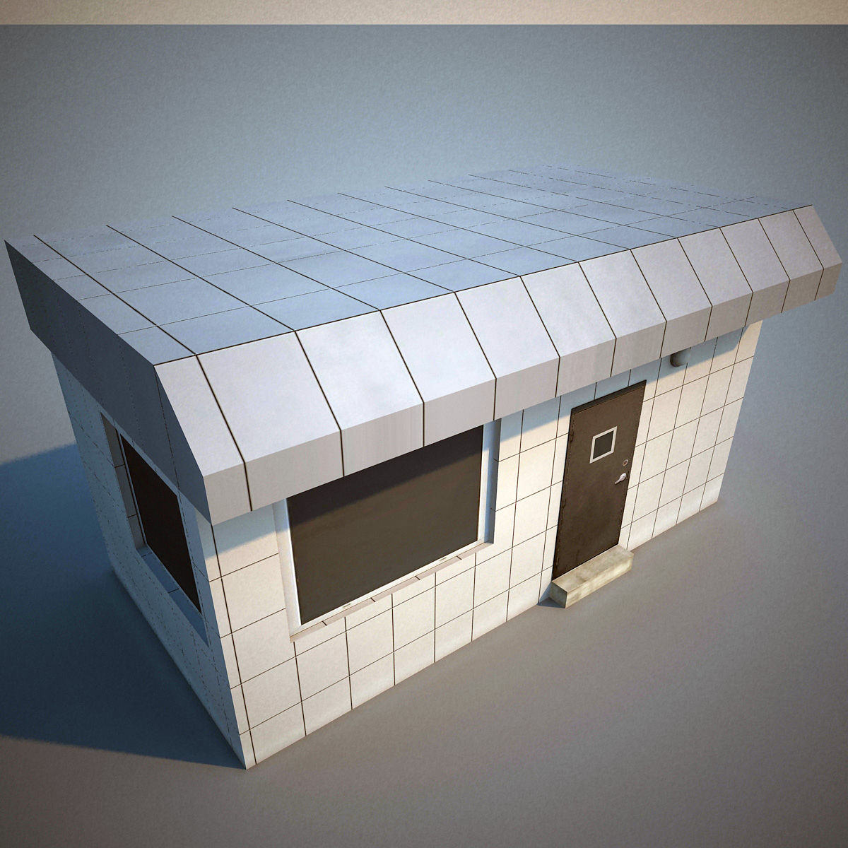 3d model guard building