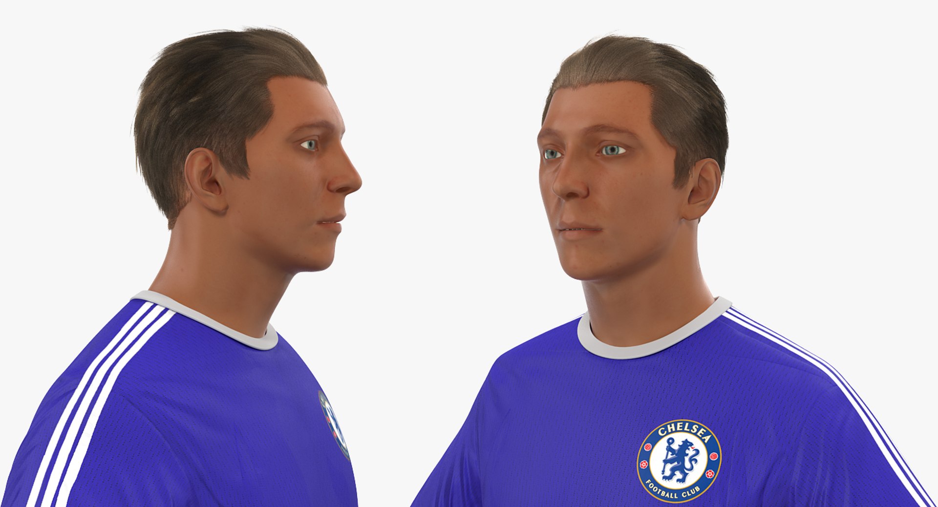 Soccer football player chelsea model - TurboSquid 1313952