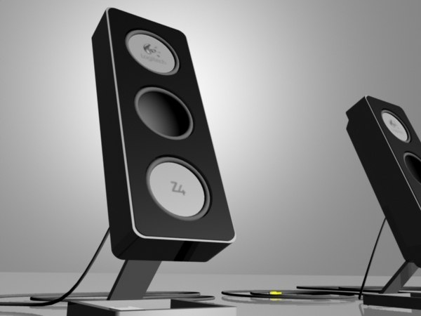 obj logitech z4 speakers
