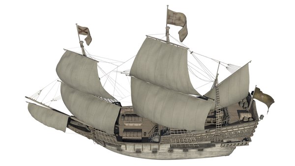 Galleons sailing ships model - TurboSquid 1470830
