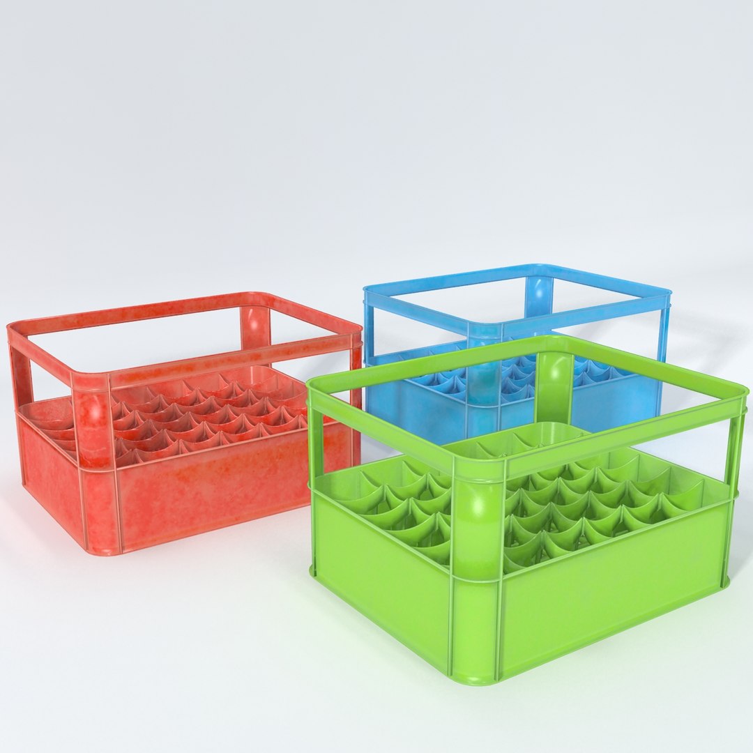 3d Model Plastic Crate