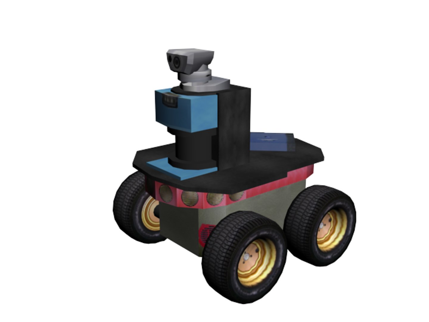 3ds max unmanned pioneer robot