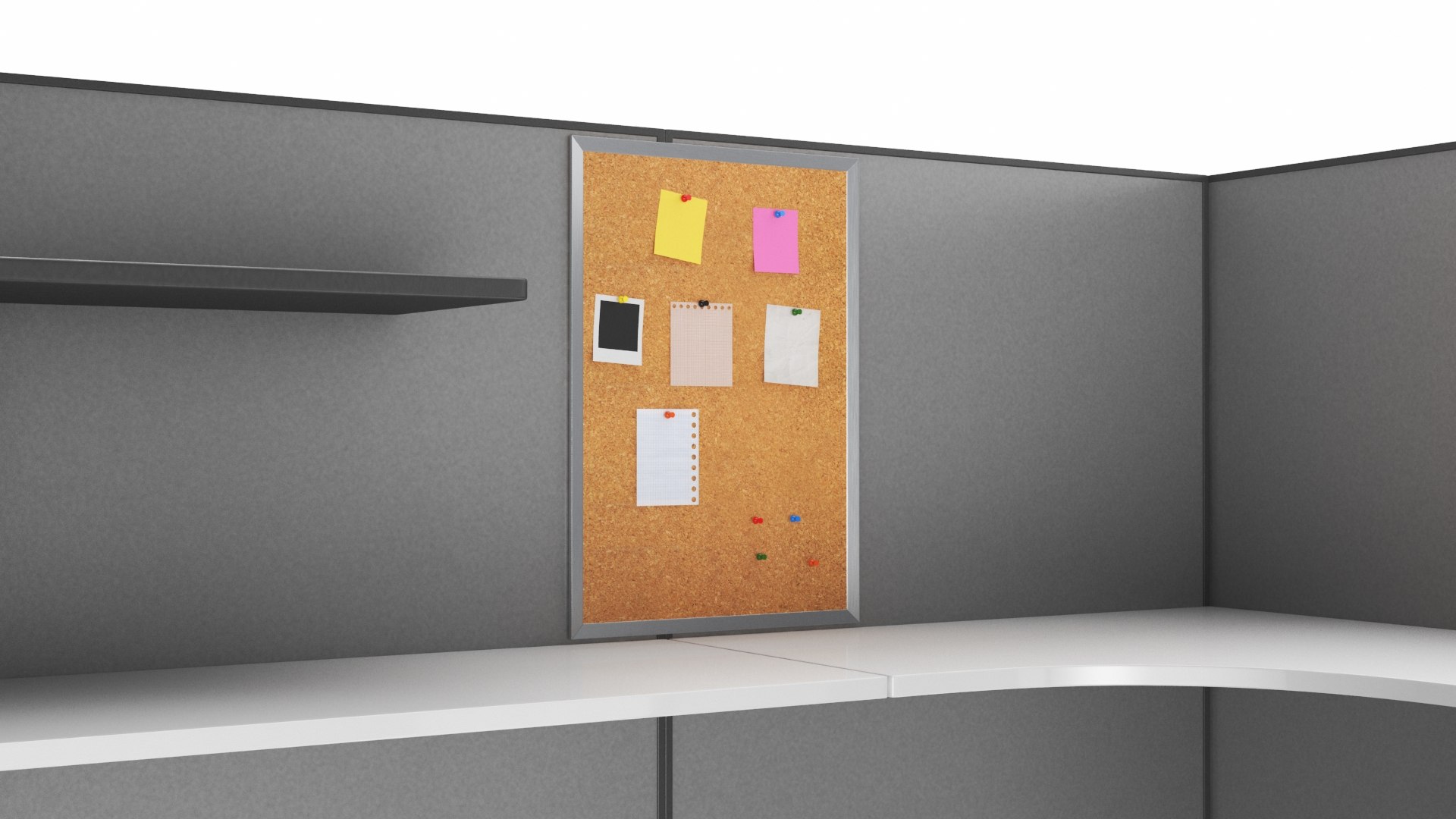 Real Office Cubicle 3D - TurboSquid 1445103