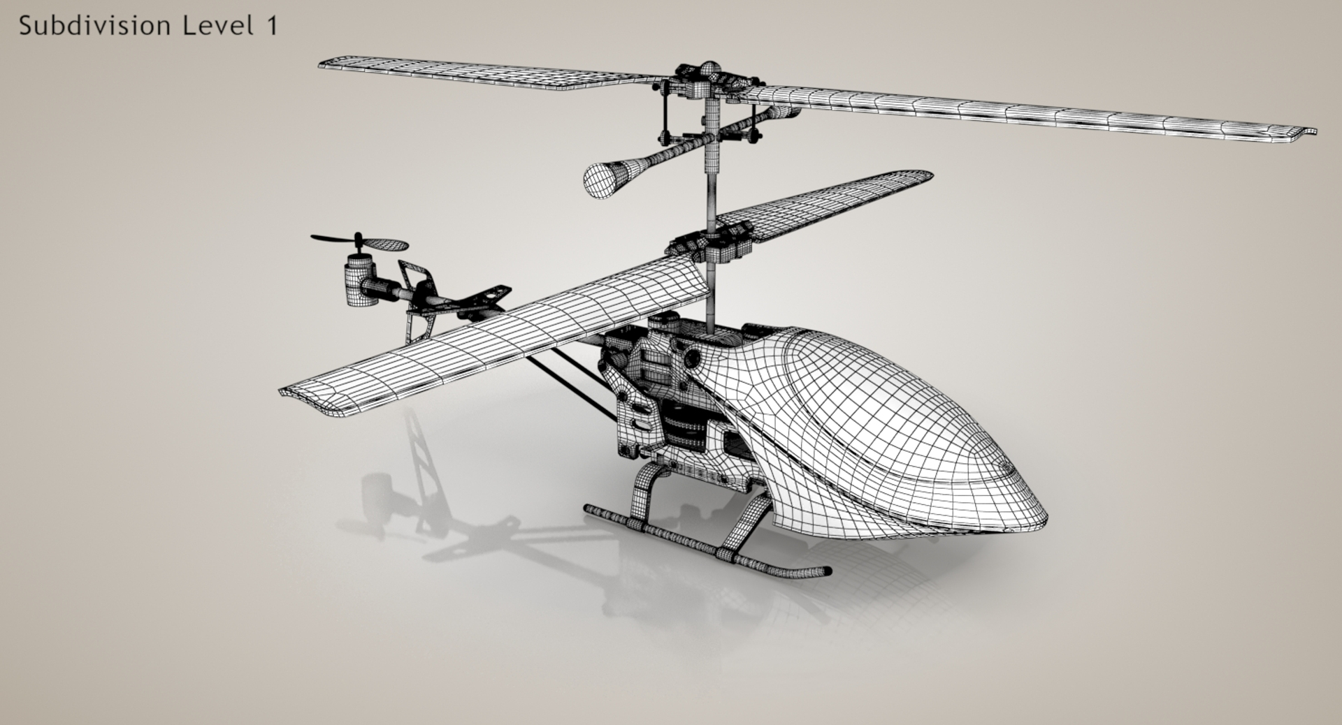 3D rc toy helicopter model - TurboSquid 1413825