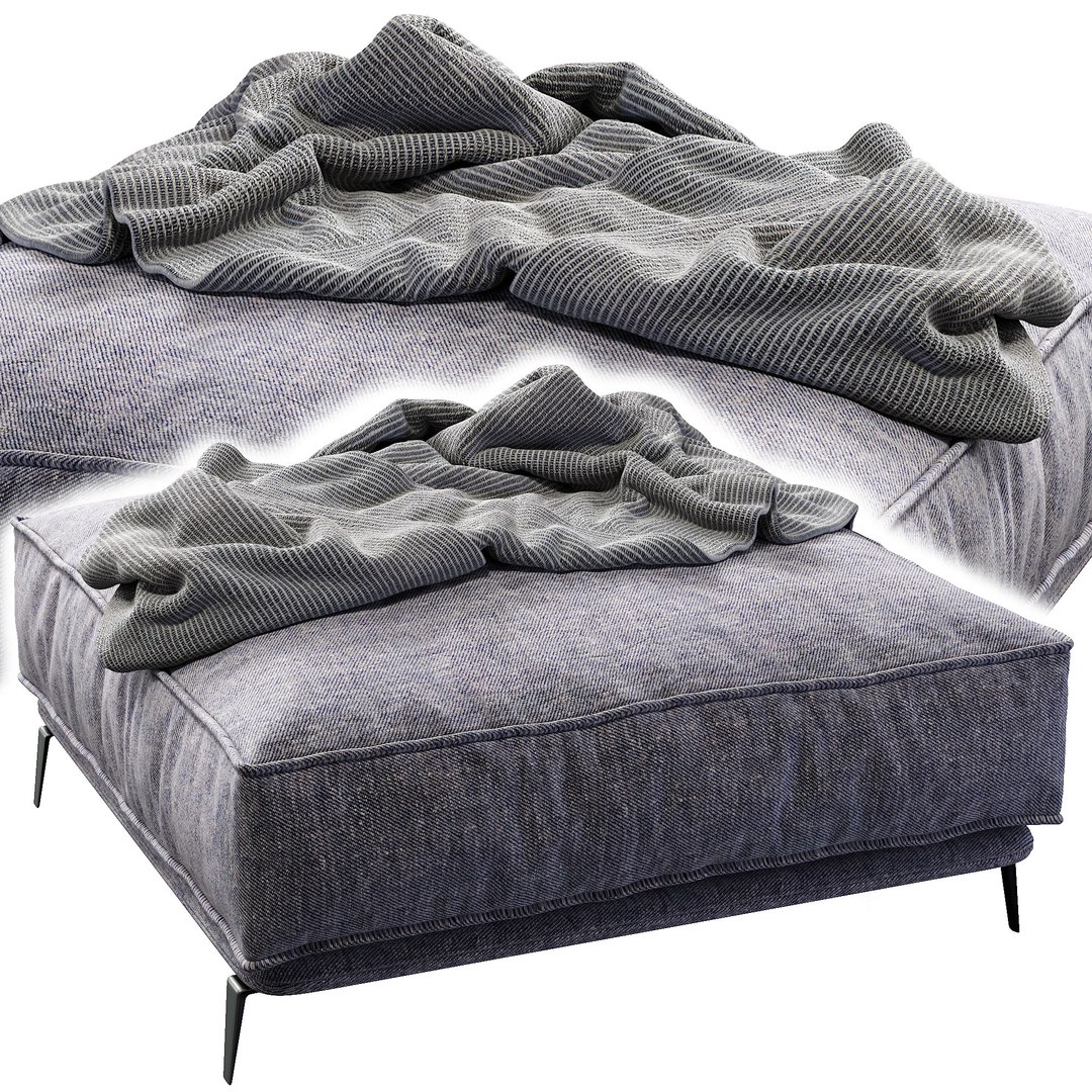 Pouf K2 Arflex 2 3D Model - TurboSquid 1654972