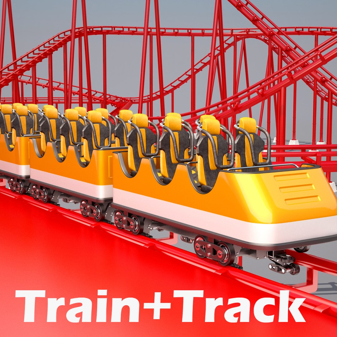 3D model roller coaster - TurboSquid 1212223