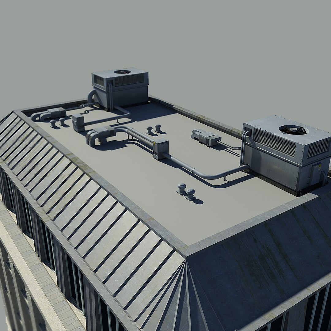 3d Model Roof Unit