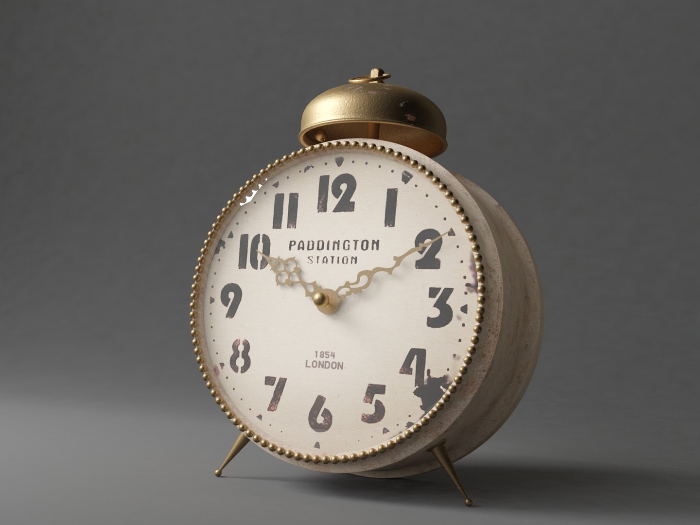 Realistic alarm clock 3D - TurboSquid 1427810