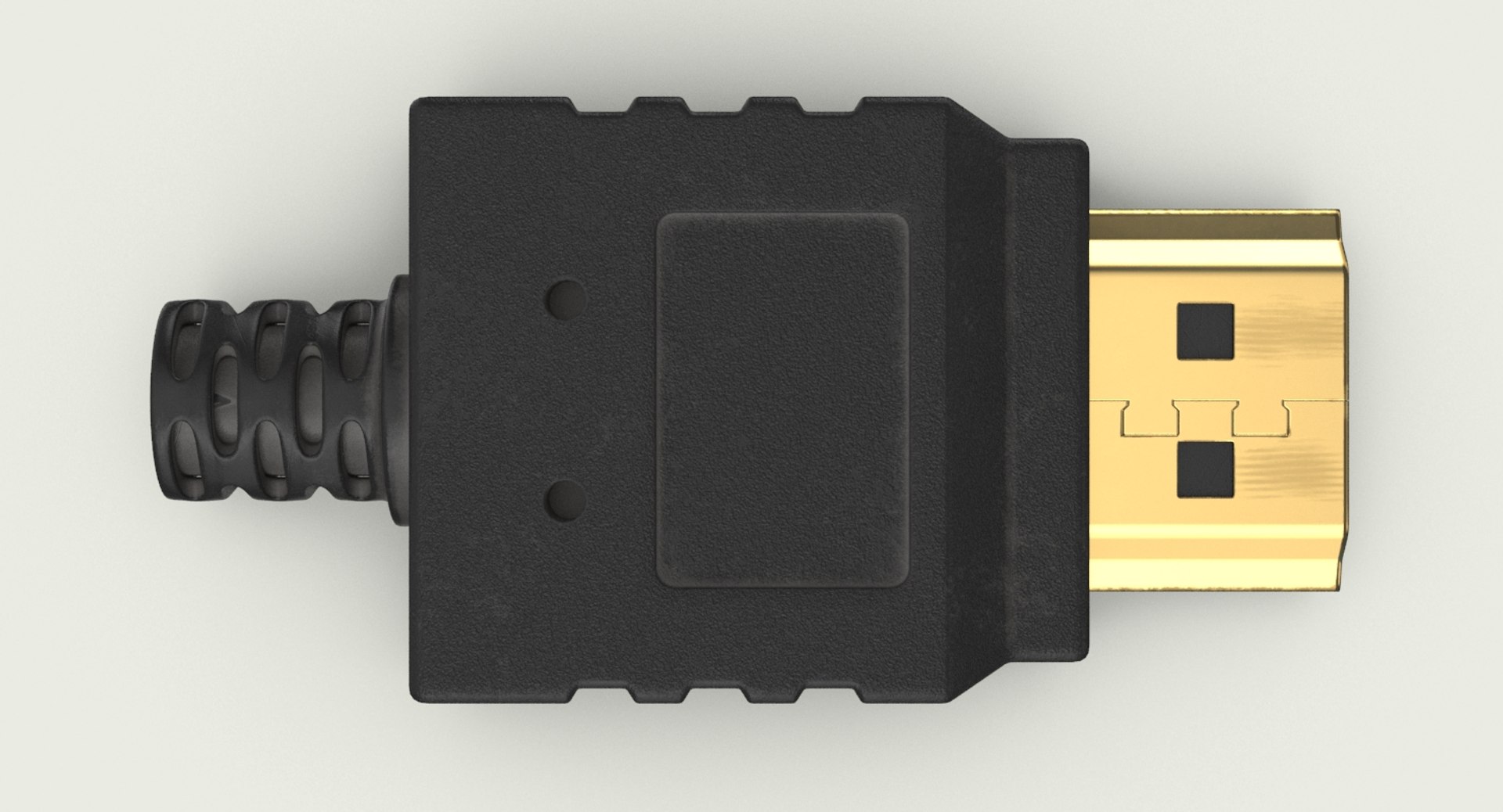 Hdmi-plug-and-port---plug 3D Model - TurboSquid 1160453