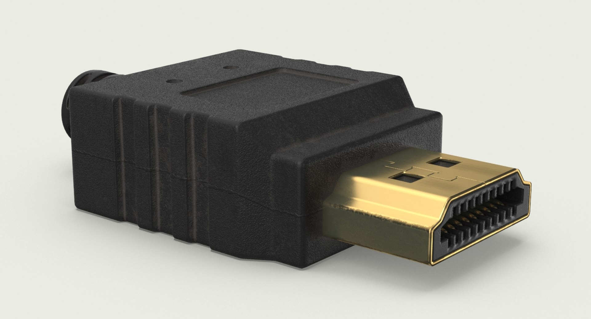 Hdmi-plug-and-port---plug 3D Model - TurboSquid 1160453