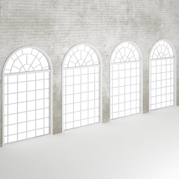 3d wall window set