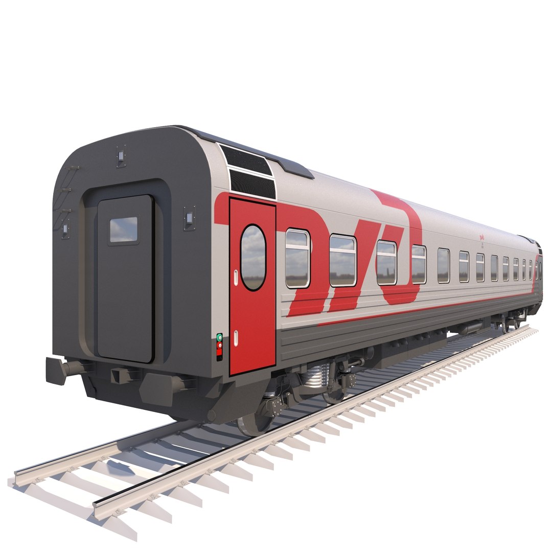 coach passenger wagon standart 3d max