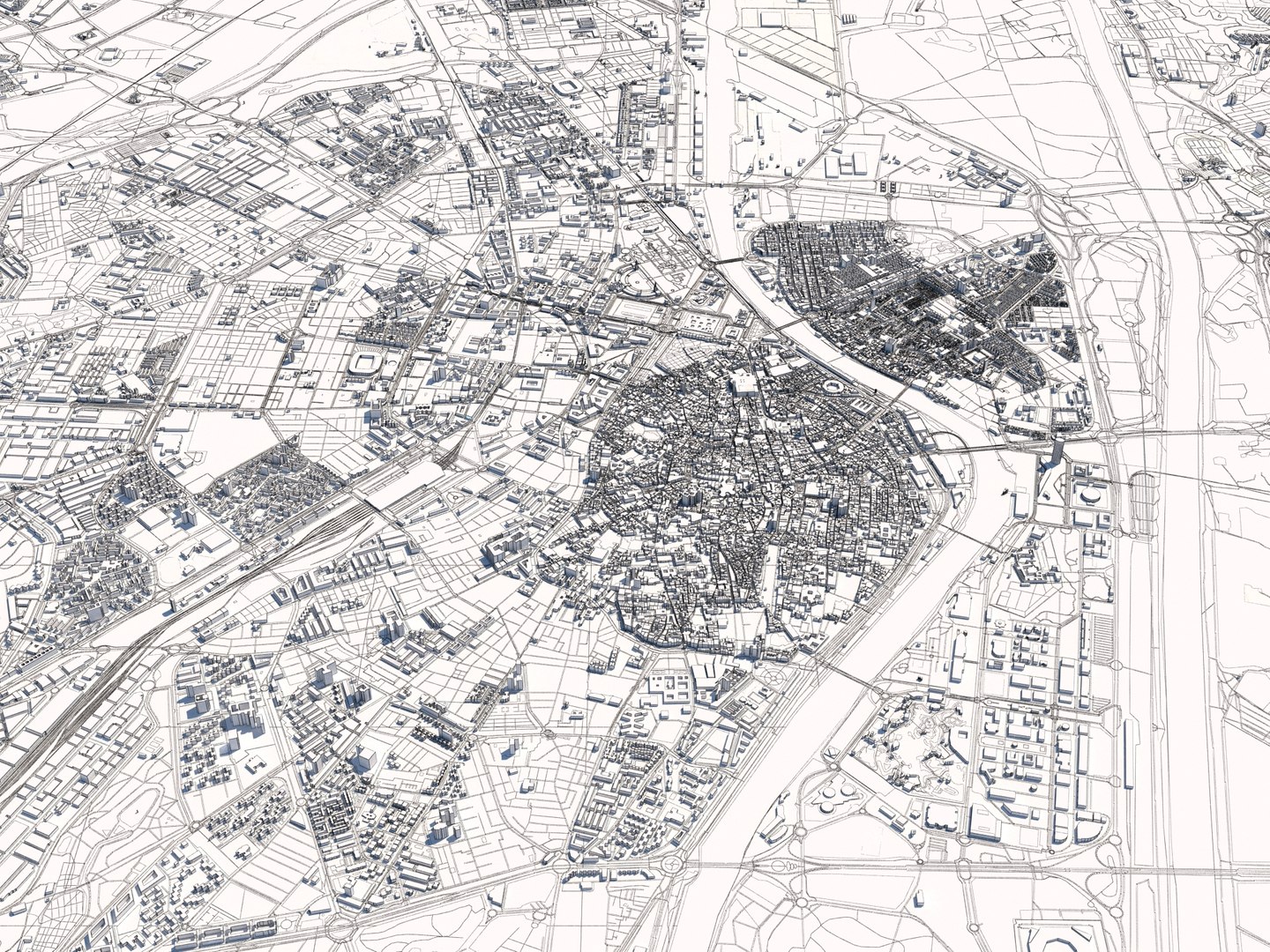 City Seville Model - TurboSquid 1433393
