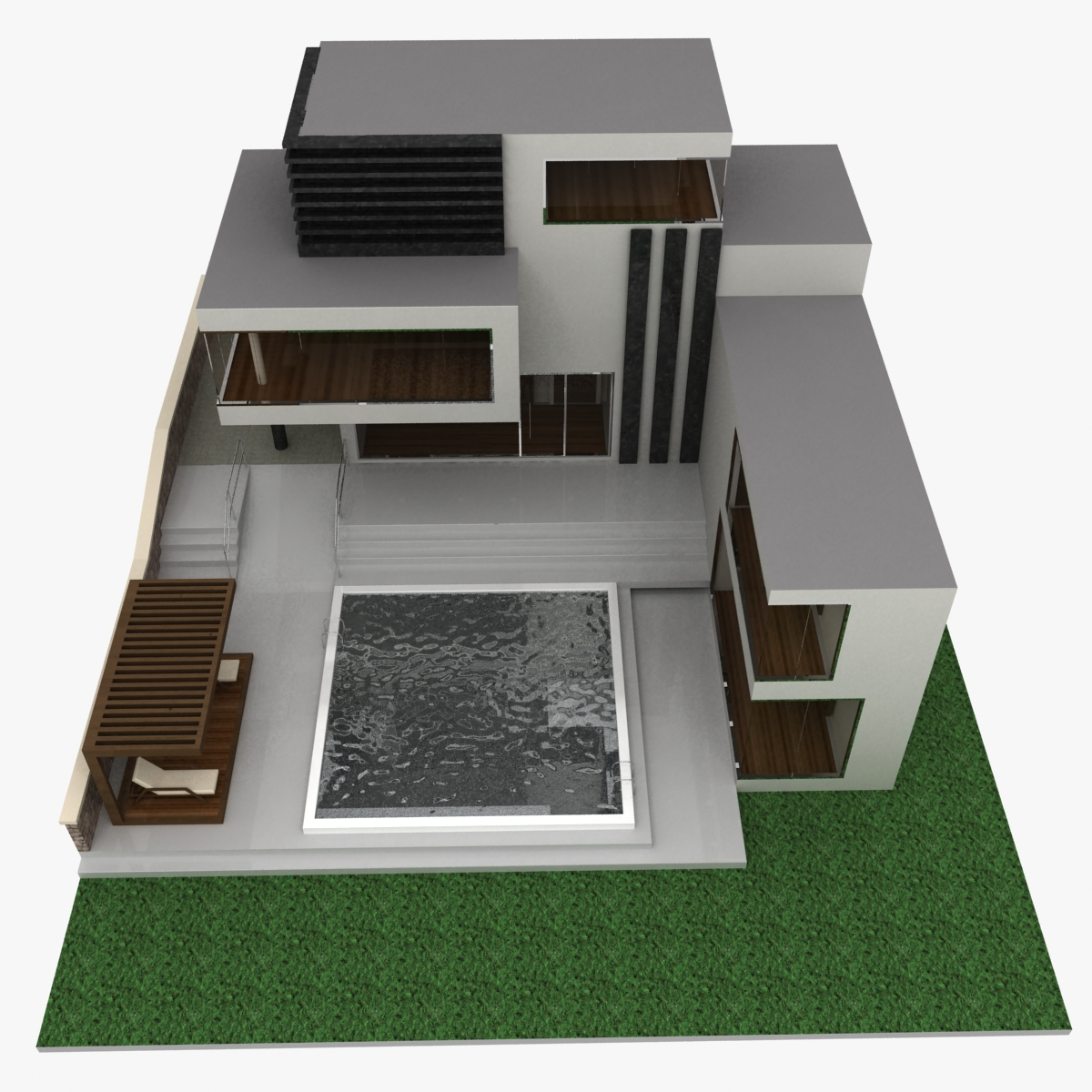 modern house 3d model