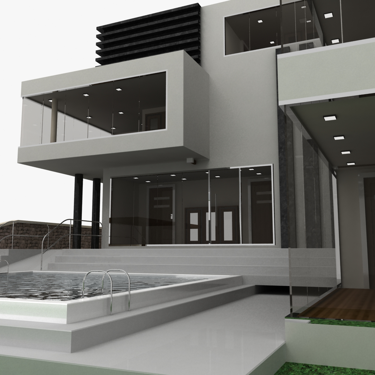 modern house 3d model