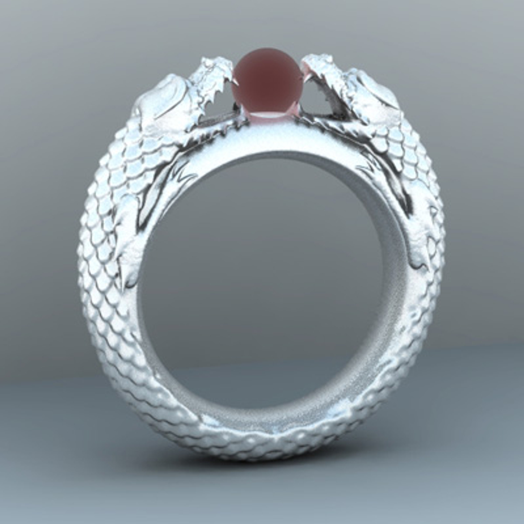 3d dragon ring