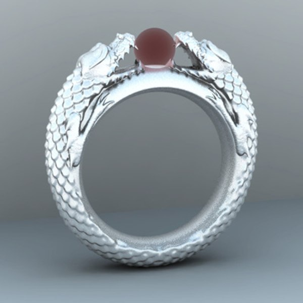 3d dragon ring