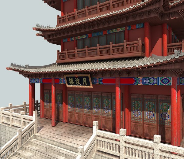 Chinese building 3D - TurboSquid 1334767