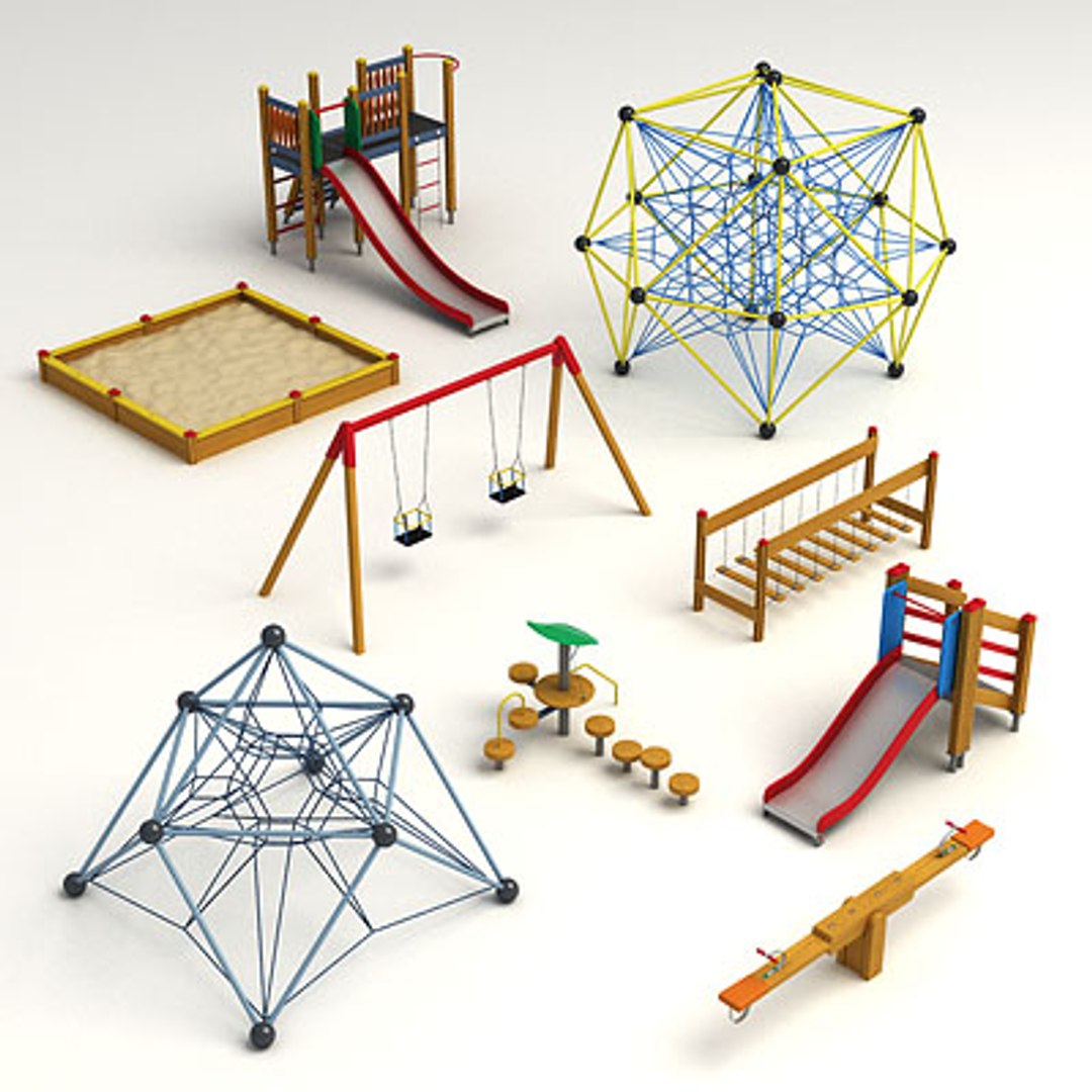 Children Playground 3d Max
