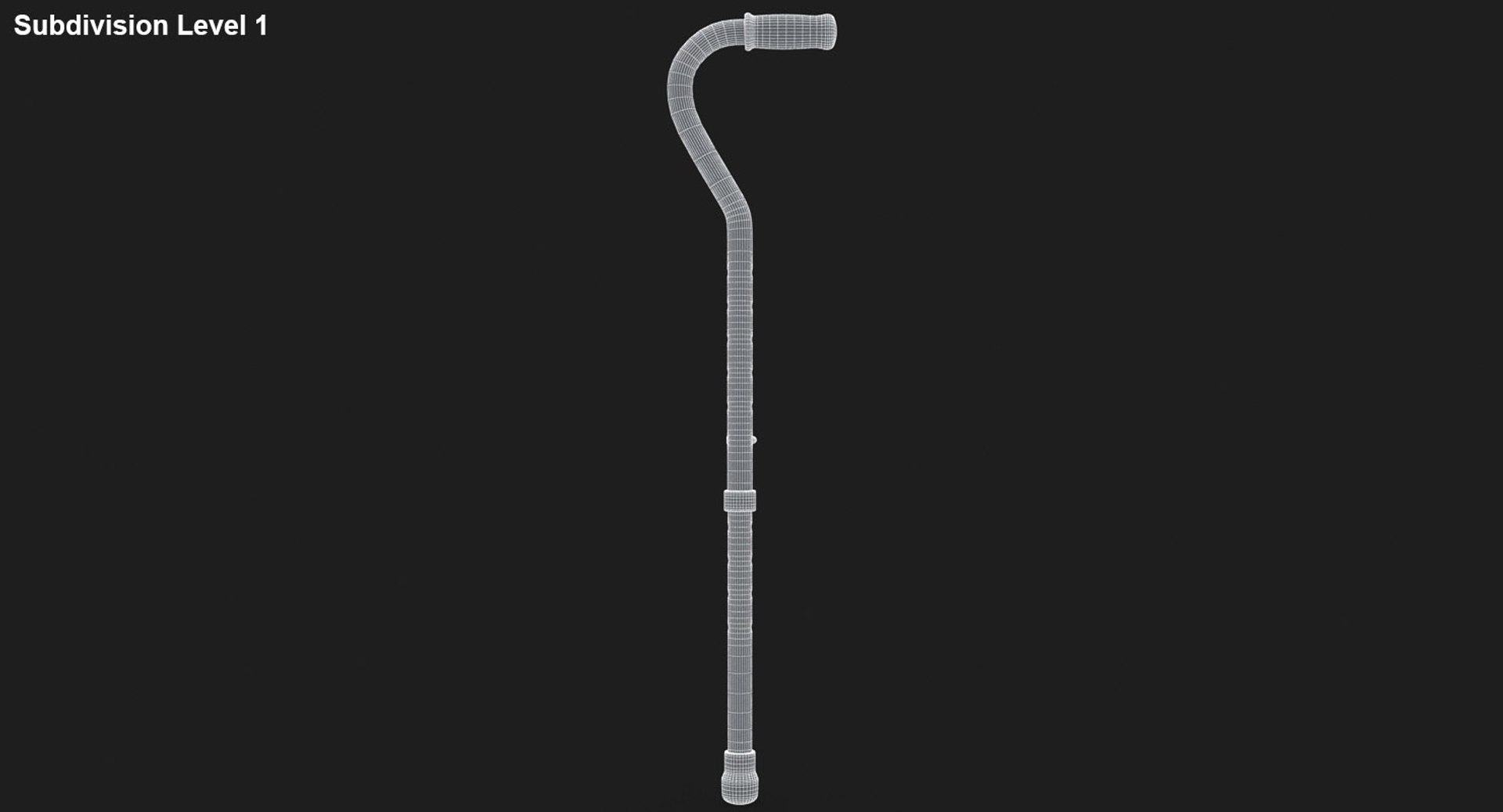 3D offset cane - TurboSquid 1342311
