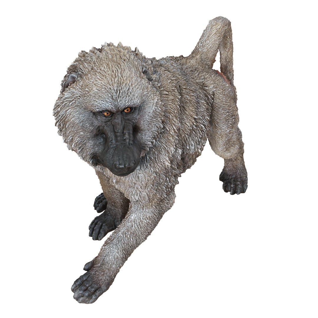 Deco Figurine Monkey Walking 3D Model - TurboSquid 1376897