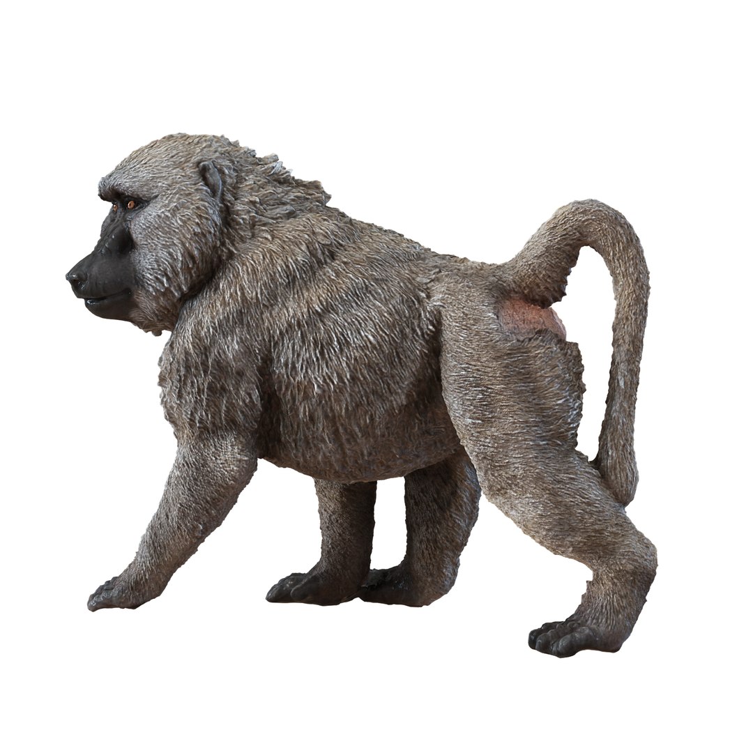 Deco Figurine Monkey Walking 3D Model - TurboSquid 1376897