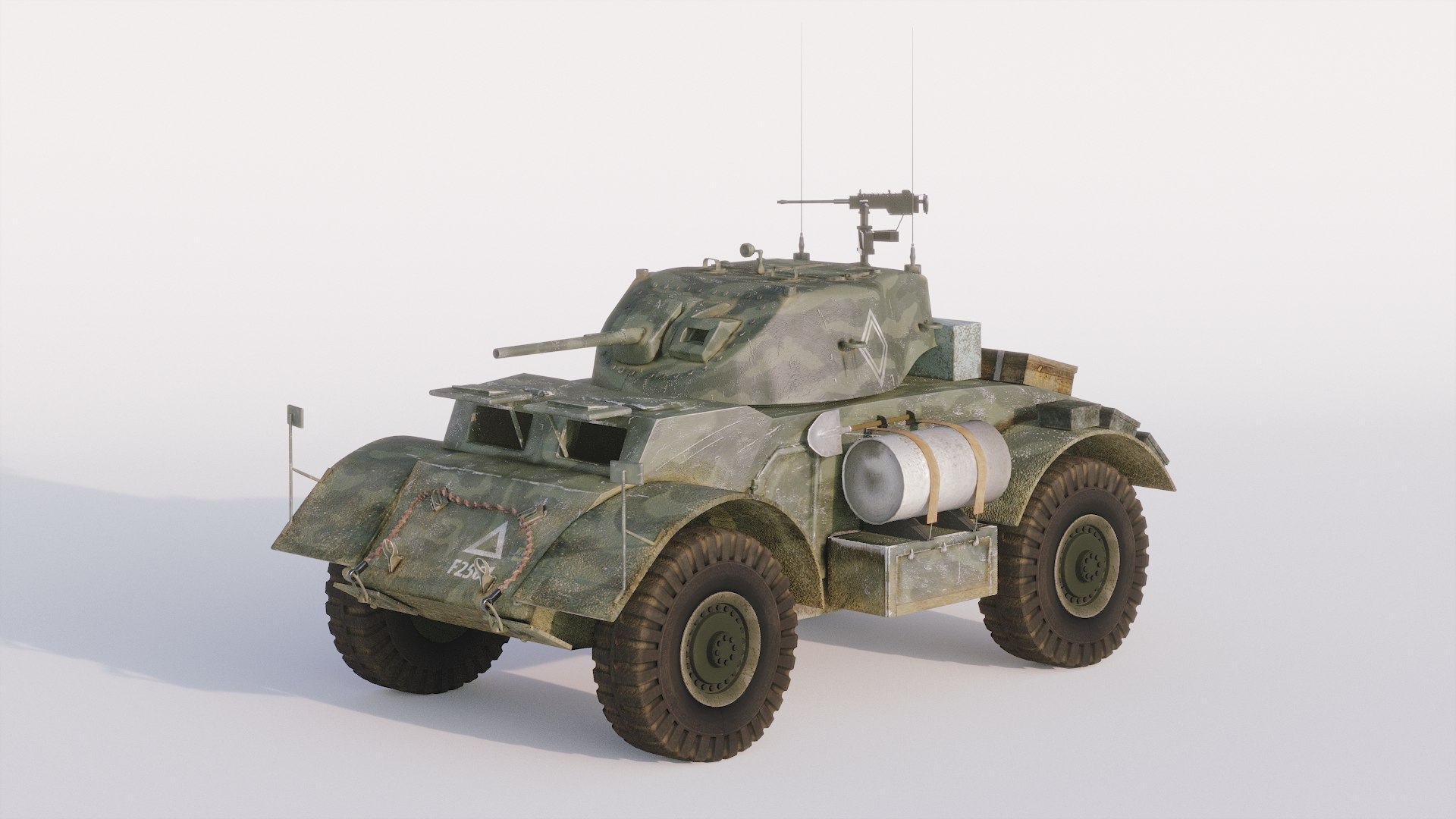 Armored Car Staghound 3D Model - TurboSquid 1544644