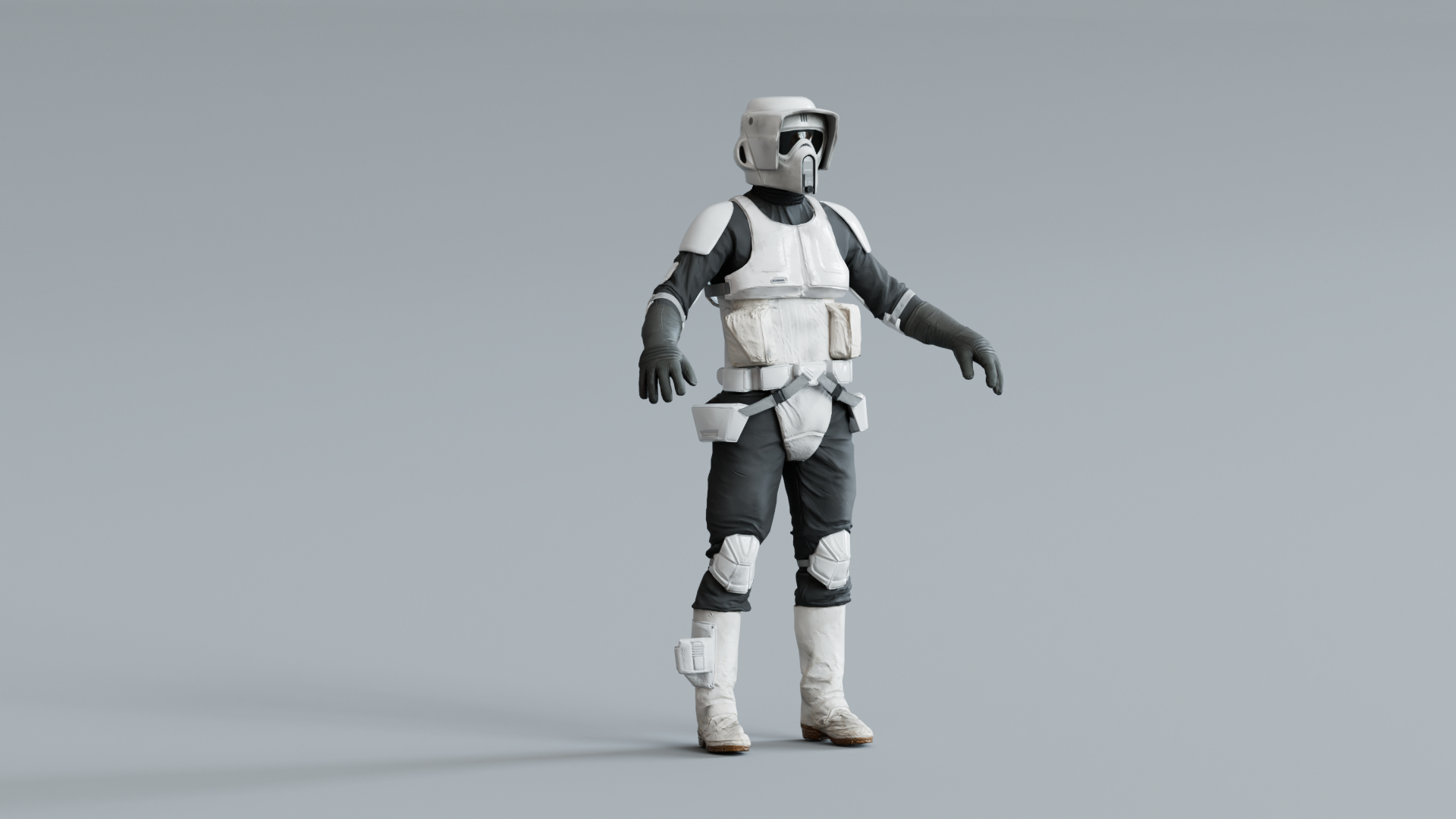 3D Scout Trooper Rigged Unwrapped - TurboSquid 2038894