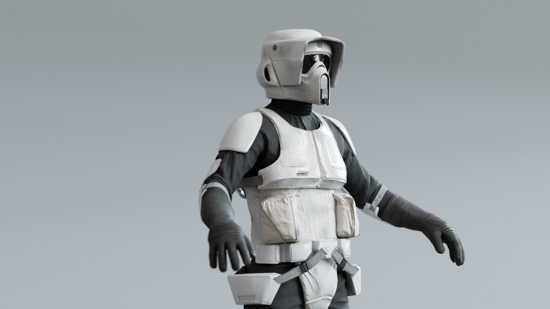3D Scout Trooper Rigged Unwrapped - TurboSquid 2038894