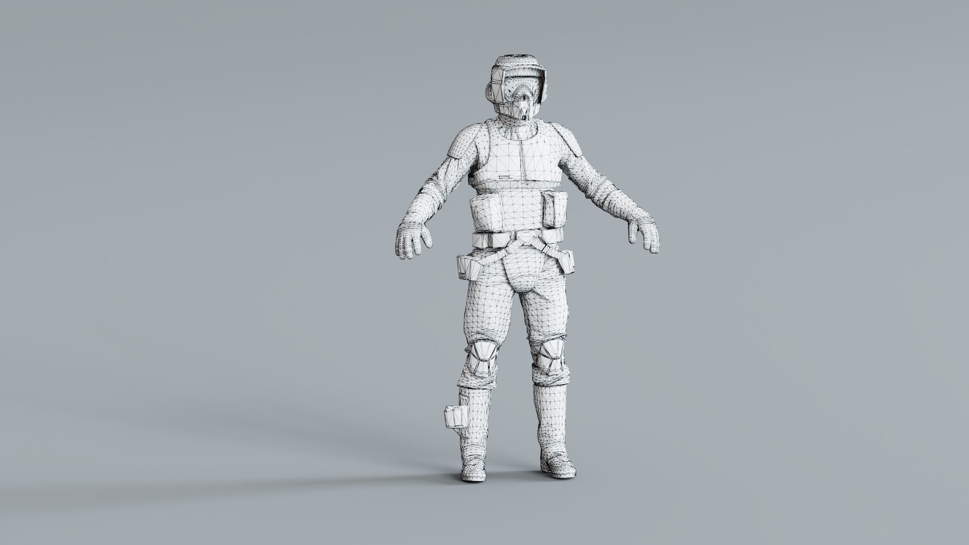 3D Scout Trooper Rigged Unwrapped - TurboSquid 2038894