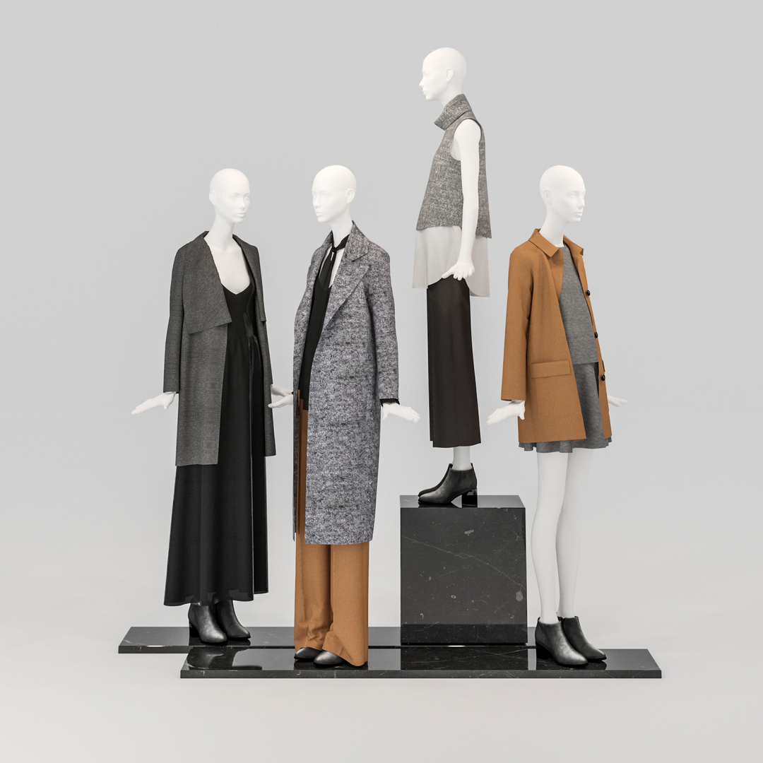 3D Model 3D Showroom Fashion Store 004 - TurboSquid 1967290
