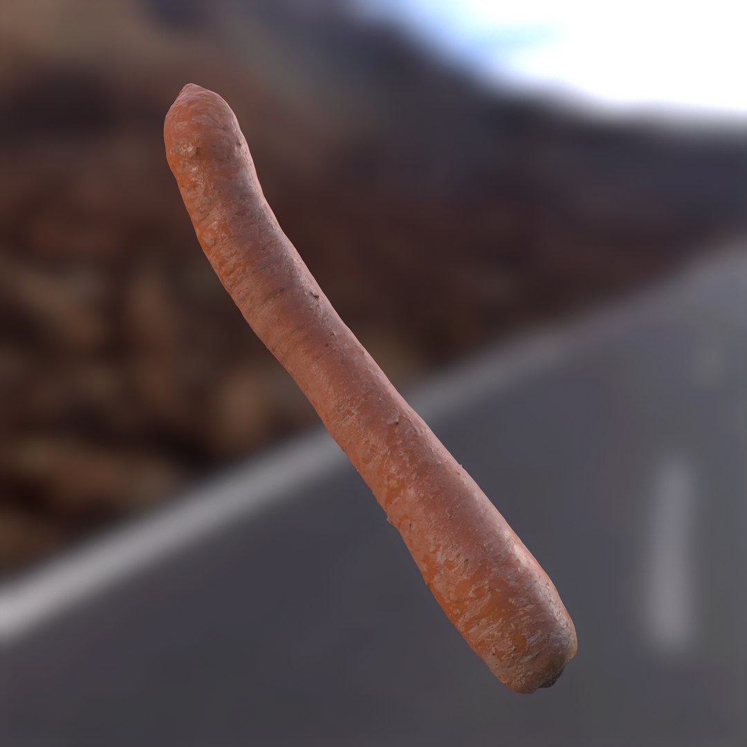 3D Realistic Carrot - TurboSquid 1546136